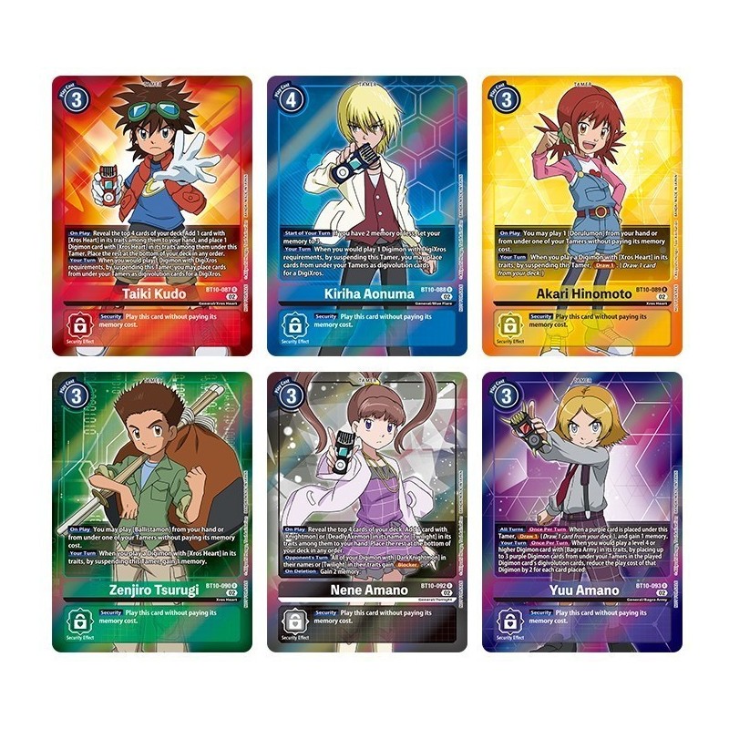 Booster Digimon Card Game Xros Encounter Boite complète BT10 Anglais