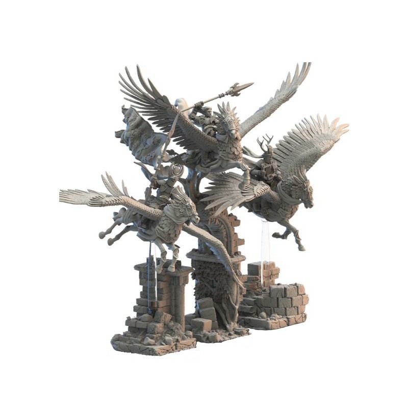 Figurine à peindre Hydra Production Lost Kingdom Miniatures : 3 ...